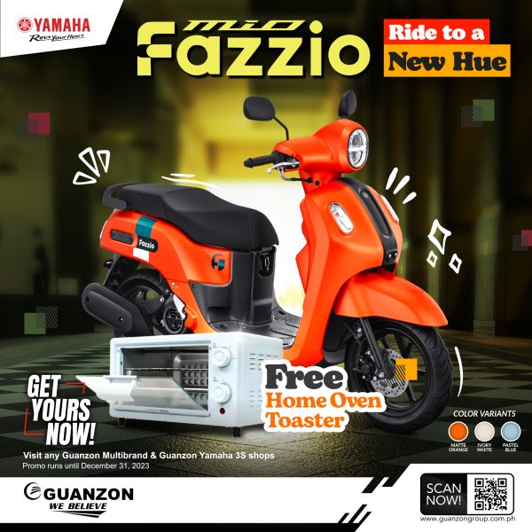 Ride to a New Hue with the all-new Yamaha Mio Fazzio! | Guanzon ...