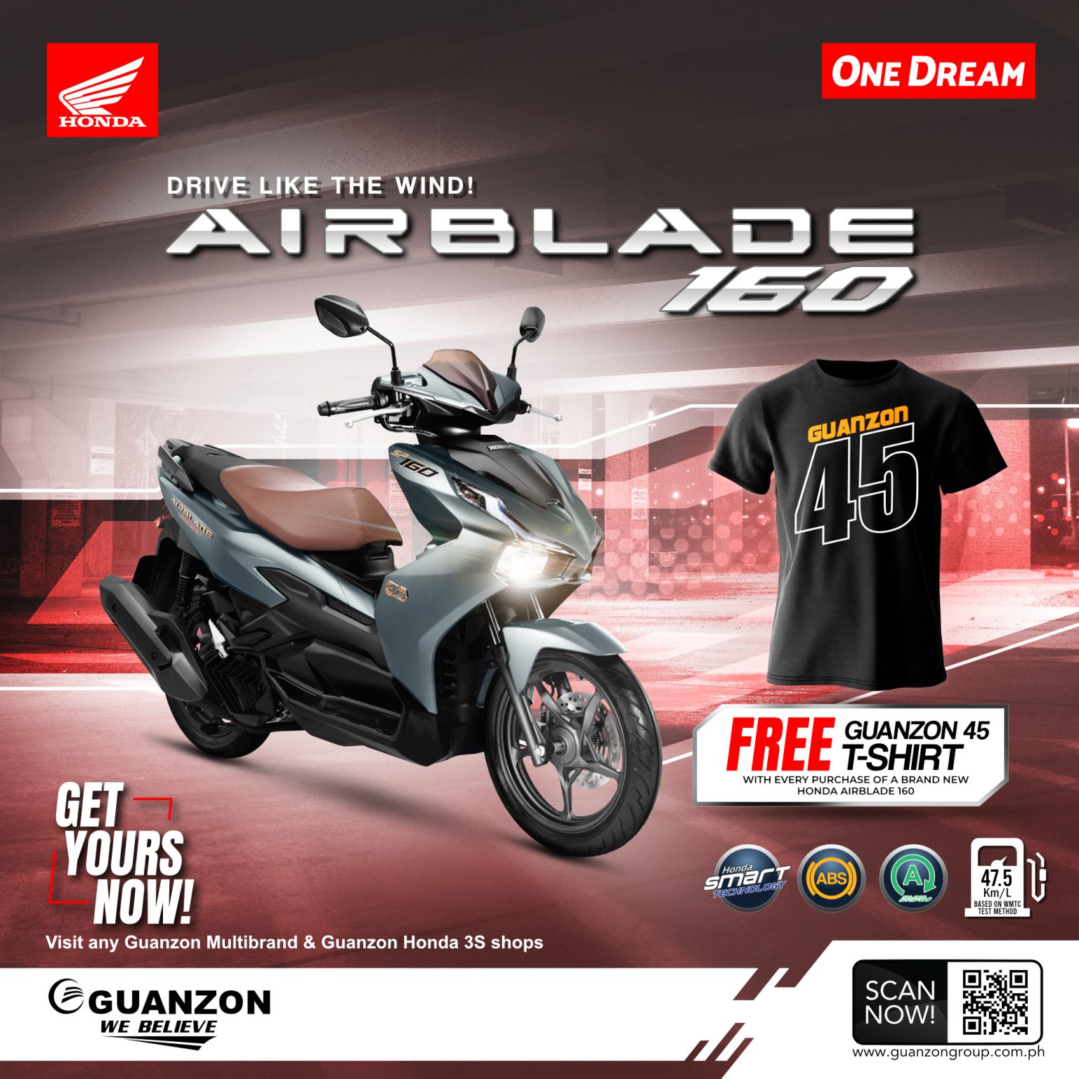 Drive like the wind with the Honda AirBlade 160! | Guanzon ...