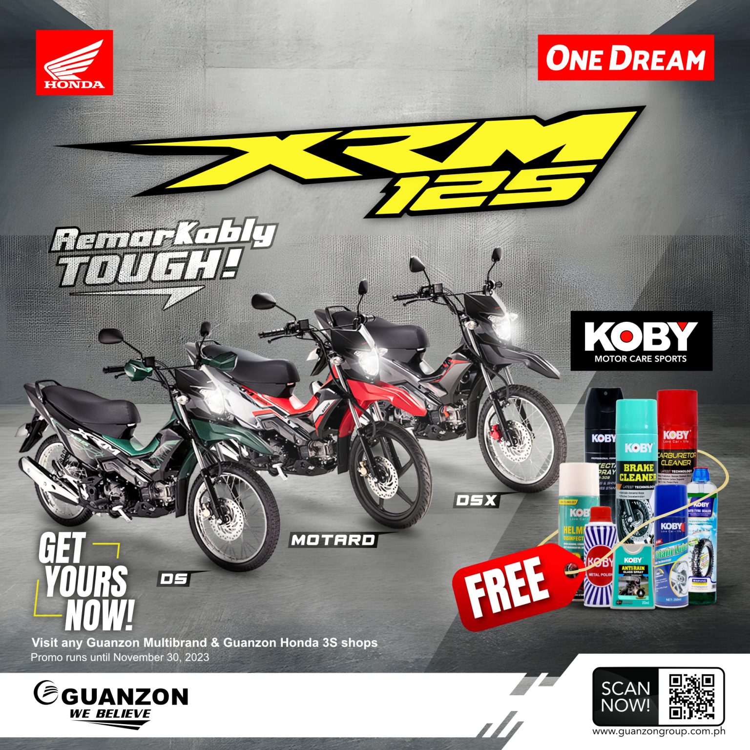 The Honda XRM 125 is Remarkably Tough! | Guanzon Merchandising Corporation