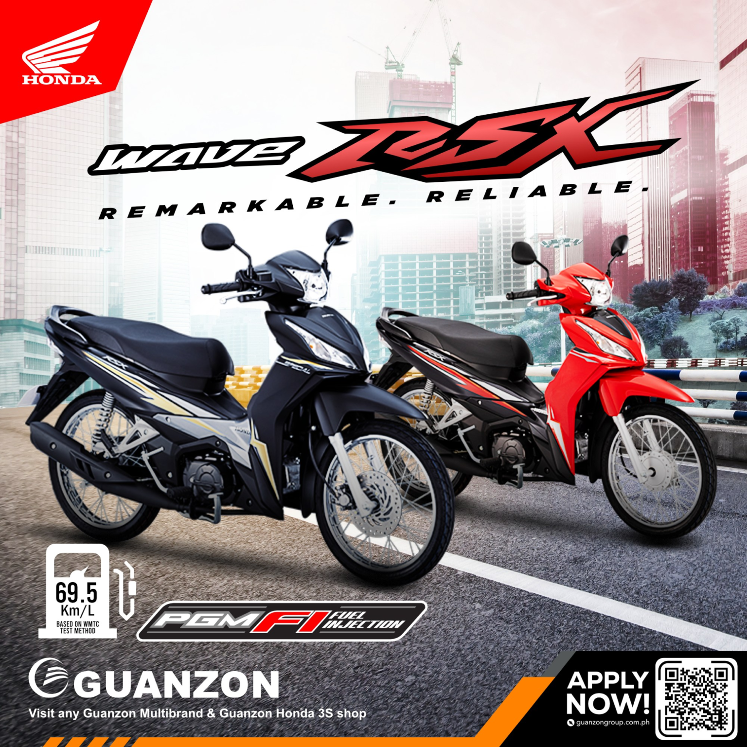 Remarkable. Reliable. That is the Honda Wave RSX! | Guanzon ...